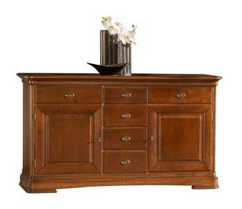 klassische, italienische Kommoden-massiv Kirschbaum-Nussbaum-ITER®